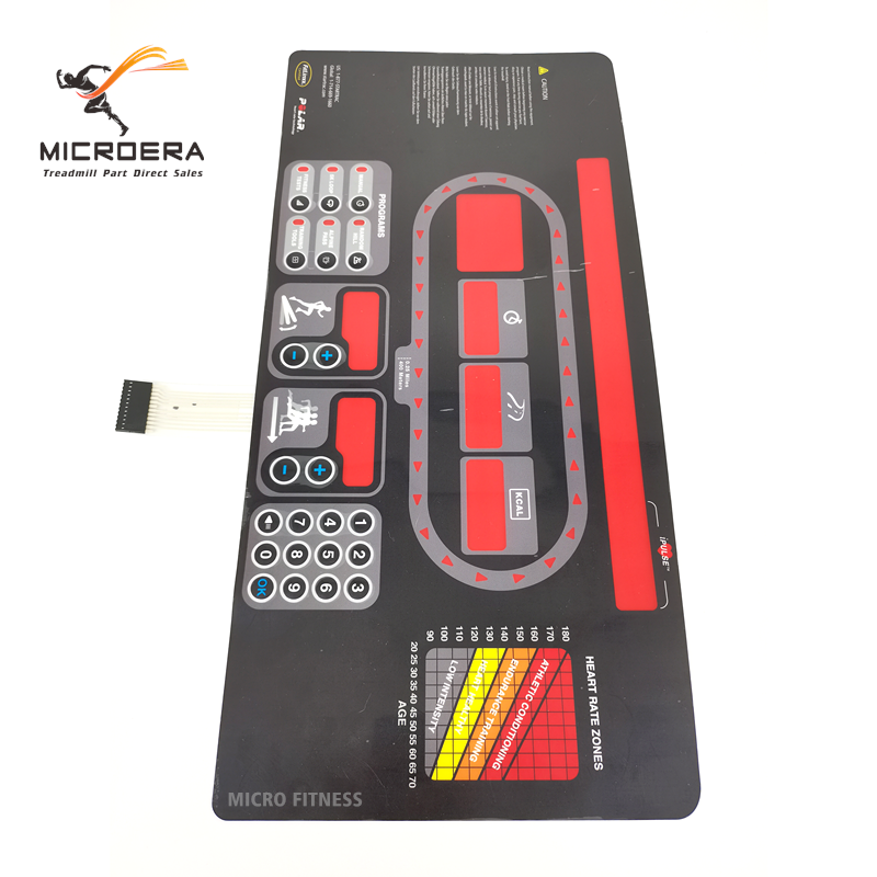 STAR TRAC 9054 Treadmill Button Panel Keypad keyboard Membrane Switch ...